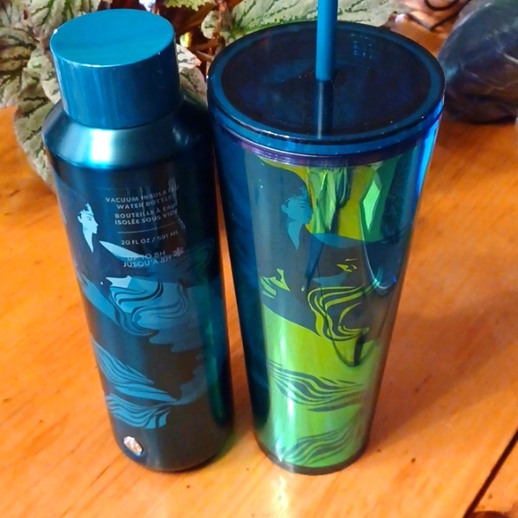 Starbucks | Kitchen | Nwt Set Starbucks Siren Hot And Cold Tall Set ...